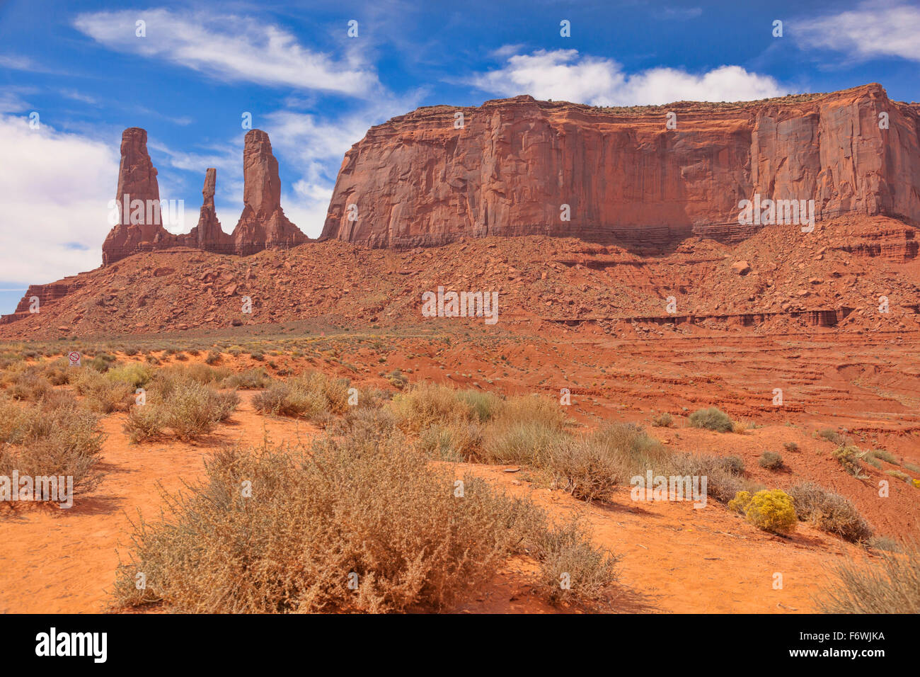 Landscape of Monument Valley Arizona-Utah, USA; America, Colorado ...