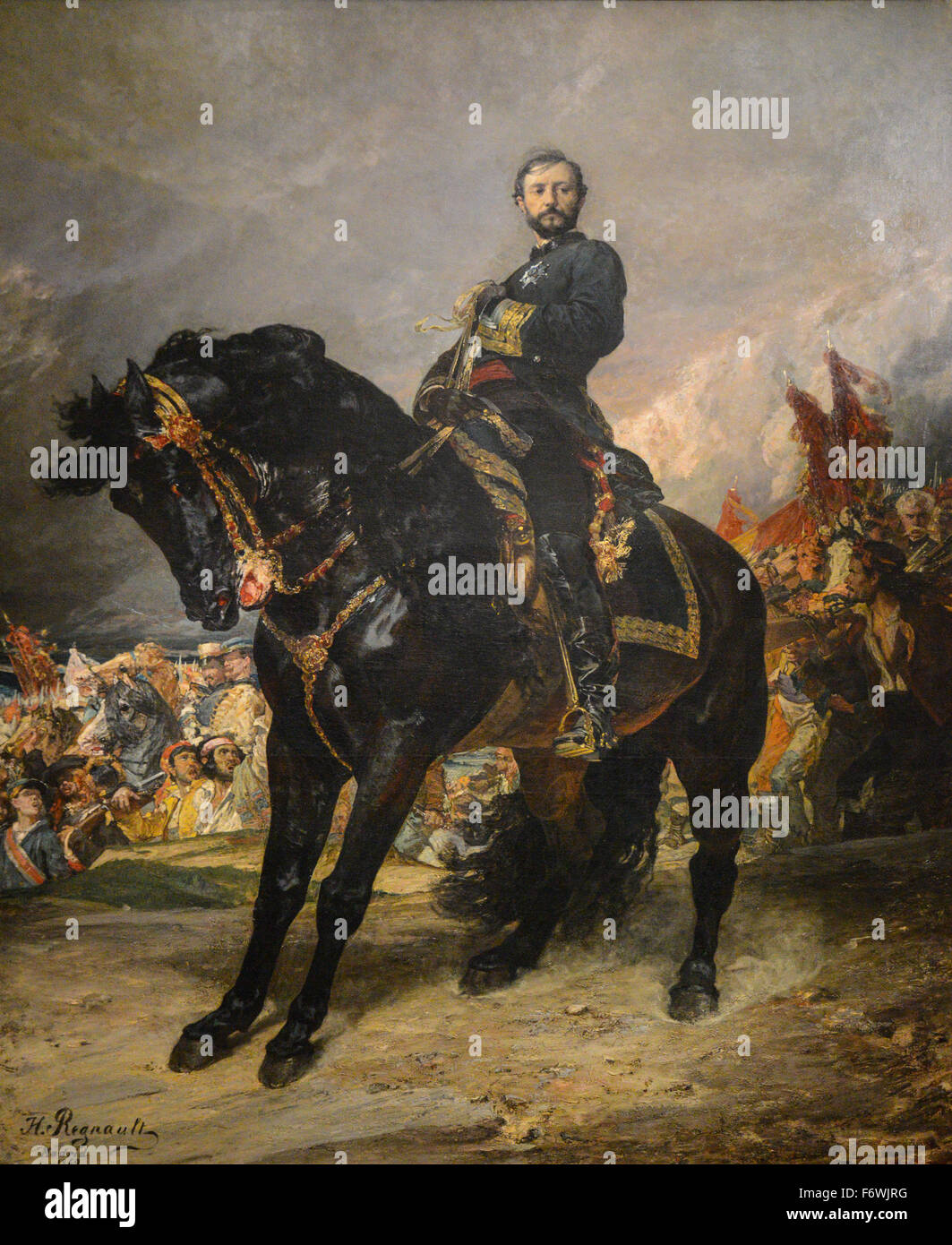 Henri Regnault - Juan Prim - 1869 Stock Photo - Alamy