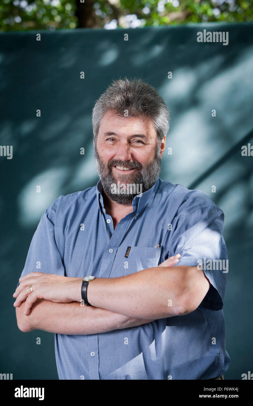 Steve Bell, the English political cartoonist, at the Edinburgh ...