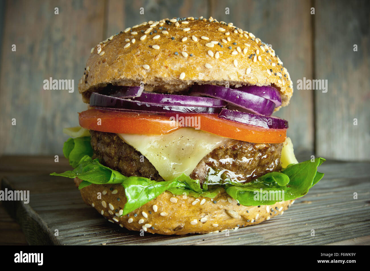Cheeseburger Stock Photo - Alamy