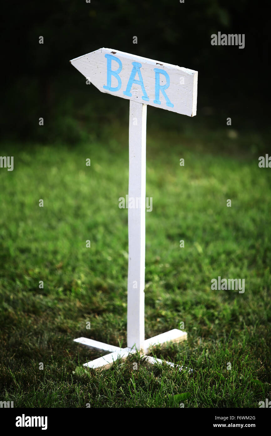 Color image directional sign bar hi-res stock photography and images ...
