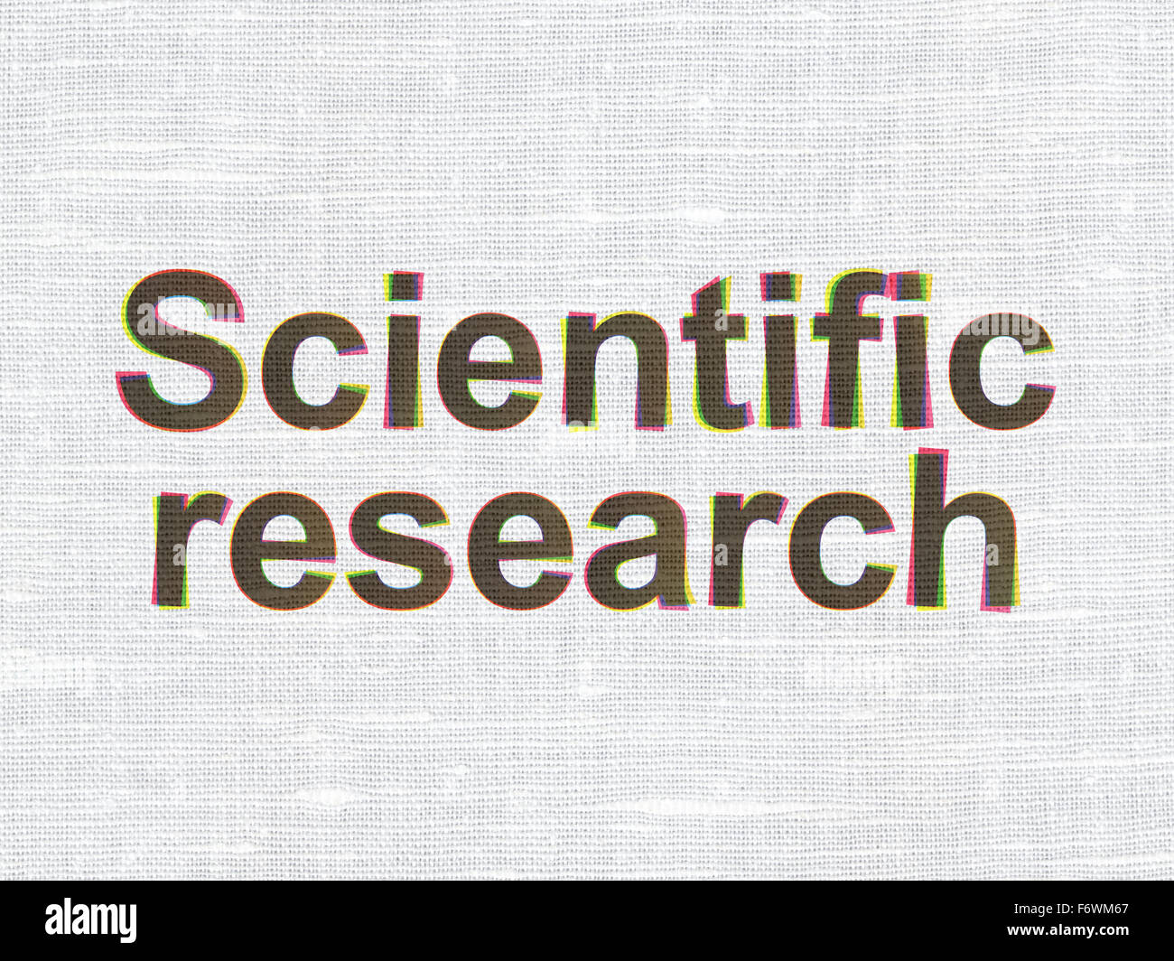 Science concept: Scientific Research on fabric texture background Stock ...
