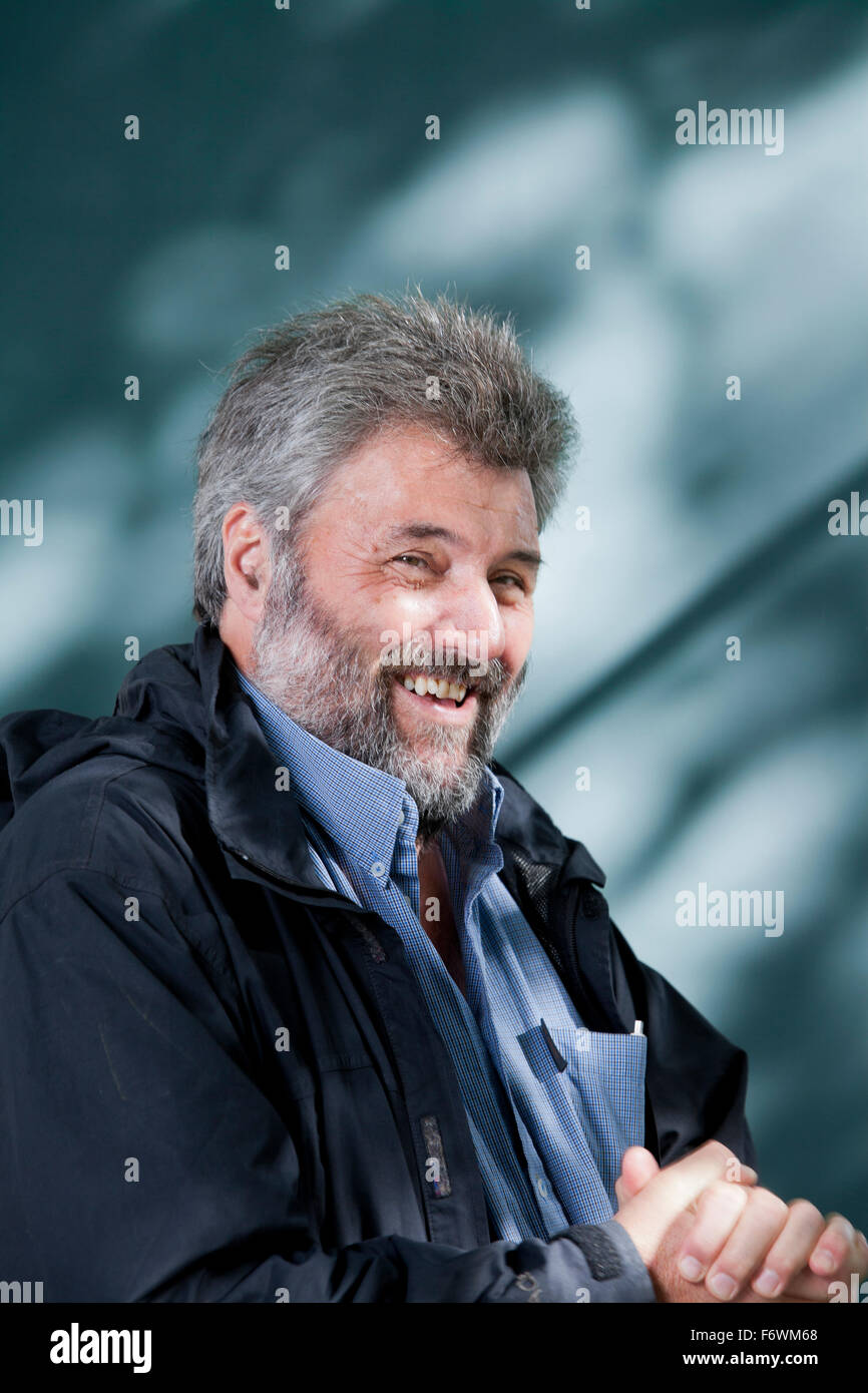 Steve Bell, the English political cartoonist, at the Edinburgh ...