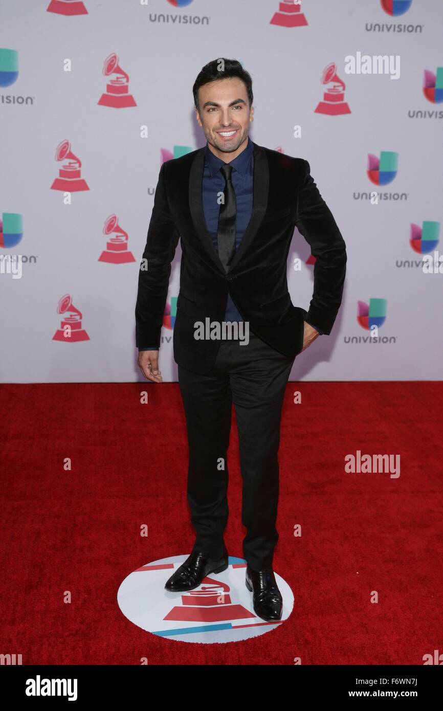 Las Vegas, NV, USA. 19th Nov, 2015. Gabriel Valenzuela at arrivals for ...