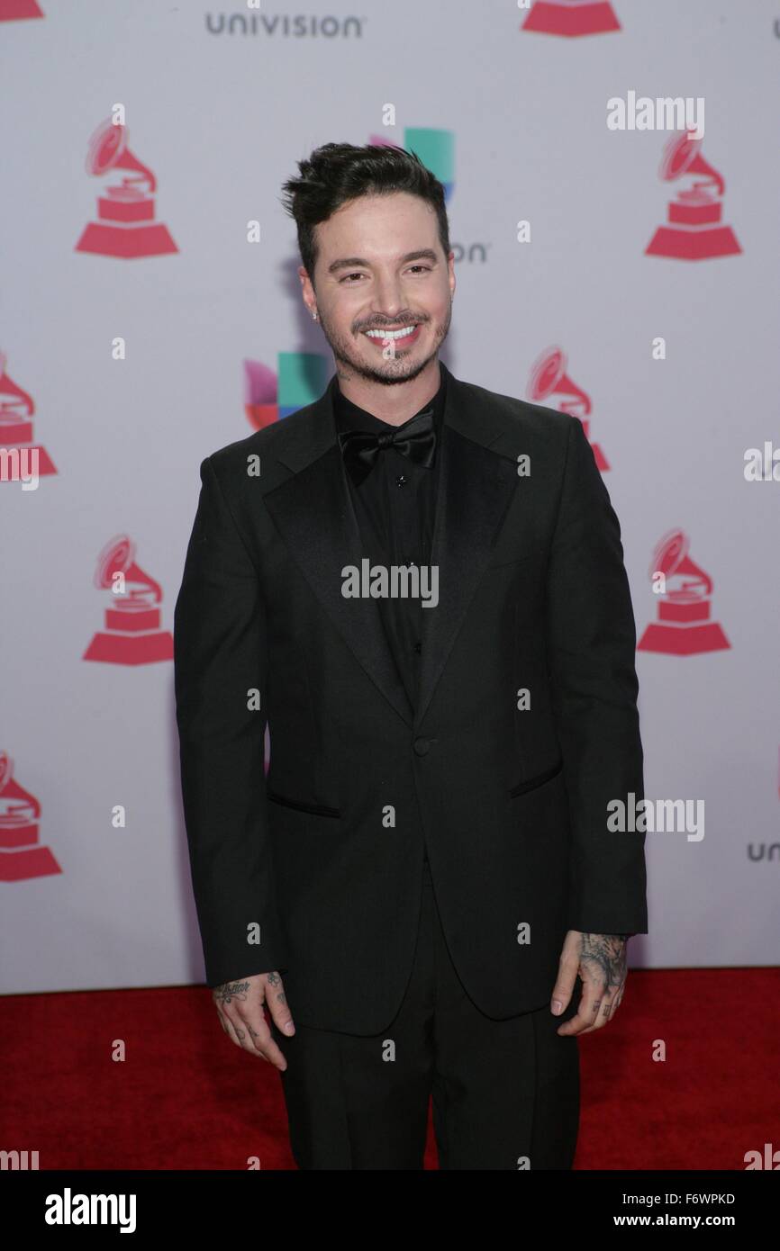 Las Vegas, NV, USA. 19th Nov, 2015. J Balvin at arrivals for 16th ...