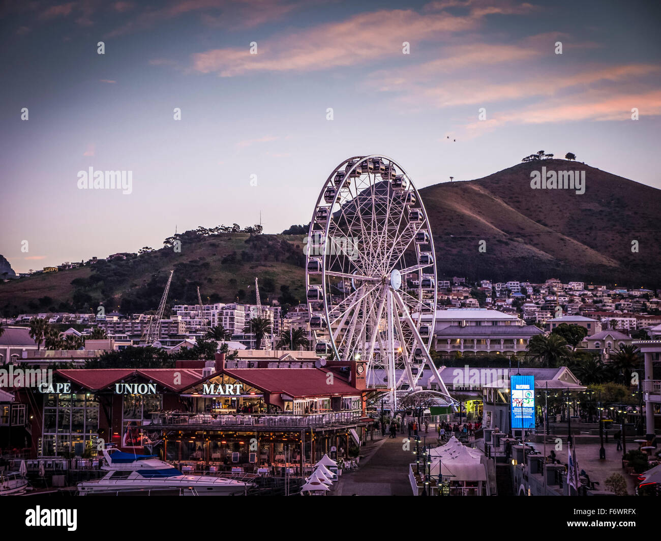Ferris wheel, Victoria and Alfred Waterfront, Cape Town, Western Cape ...