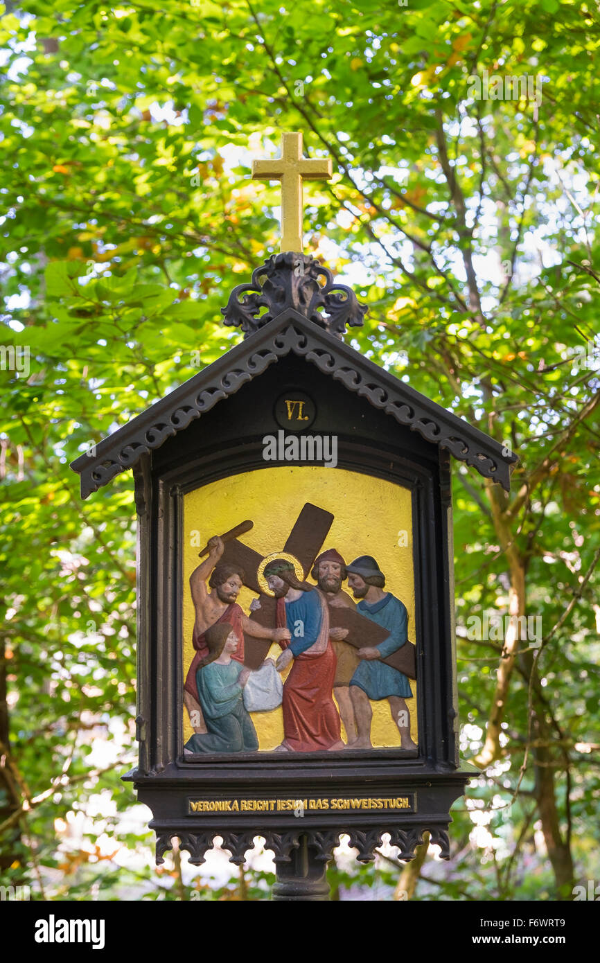 Calvary, Palling, Rupertiwinkel, Upper Bavaria, Bavaria, Germany Stock ...