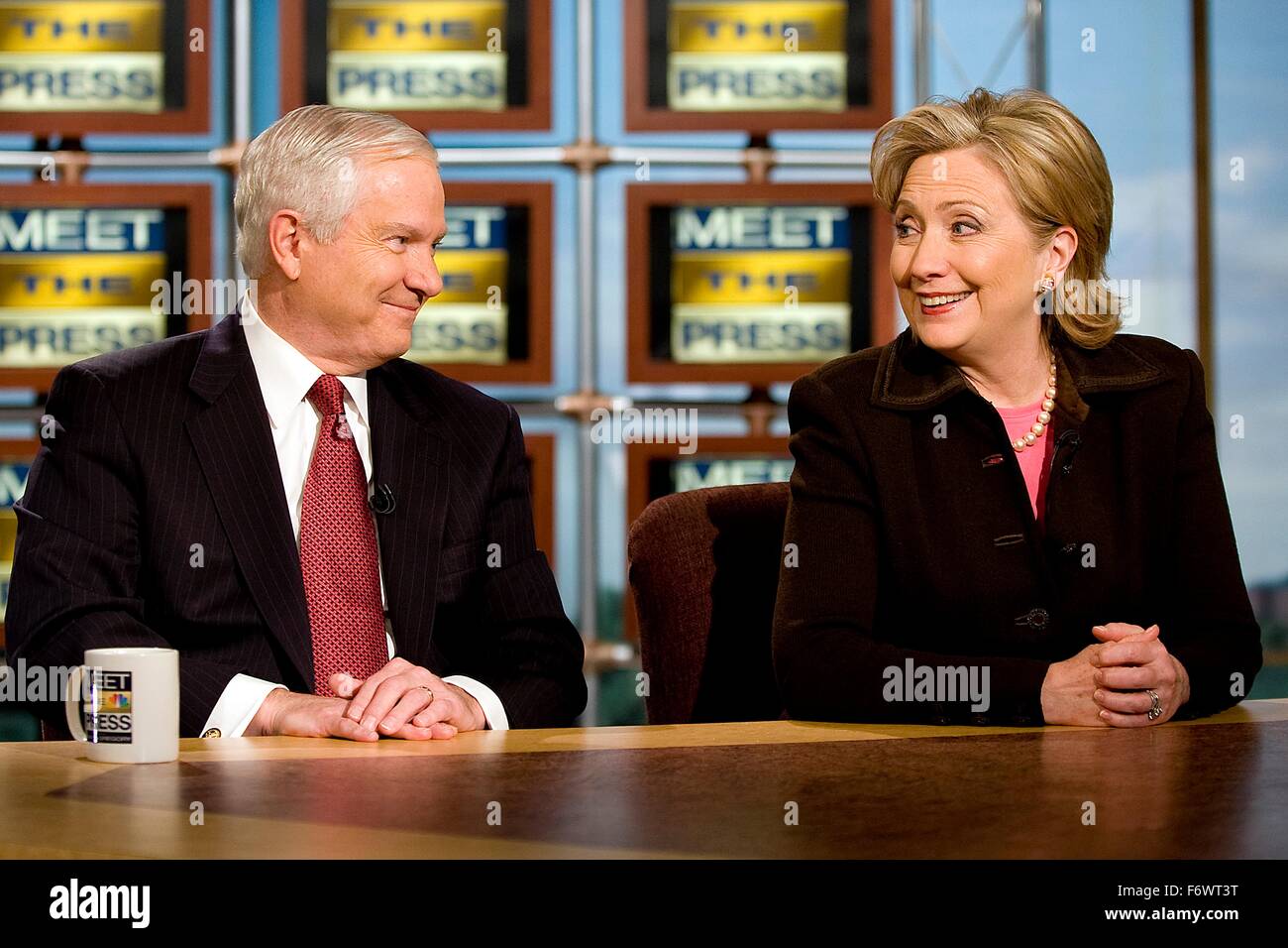 U.S. Secretary of State Hillary Rodham Clinton with Defense Secretary ...