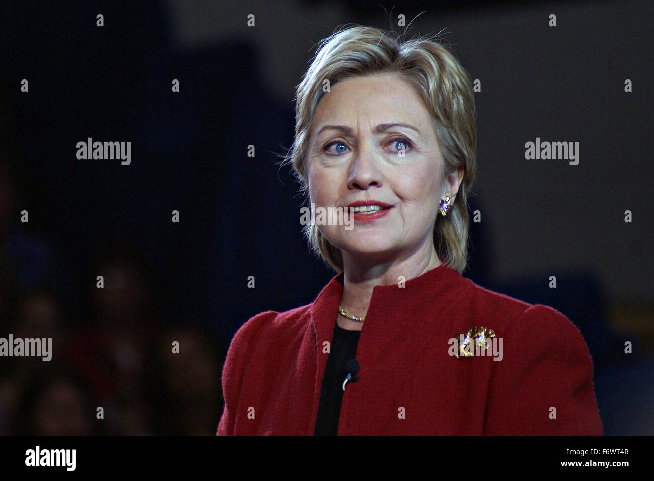 Senator Hillary Rodham Clinton campaigns during the Democratic ...