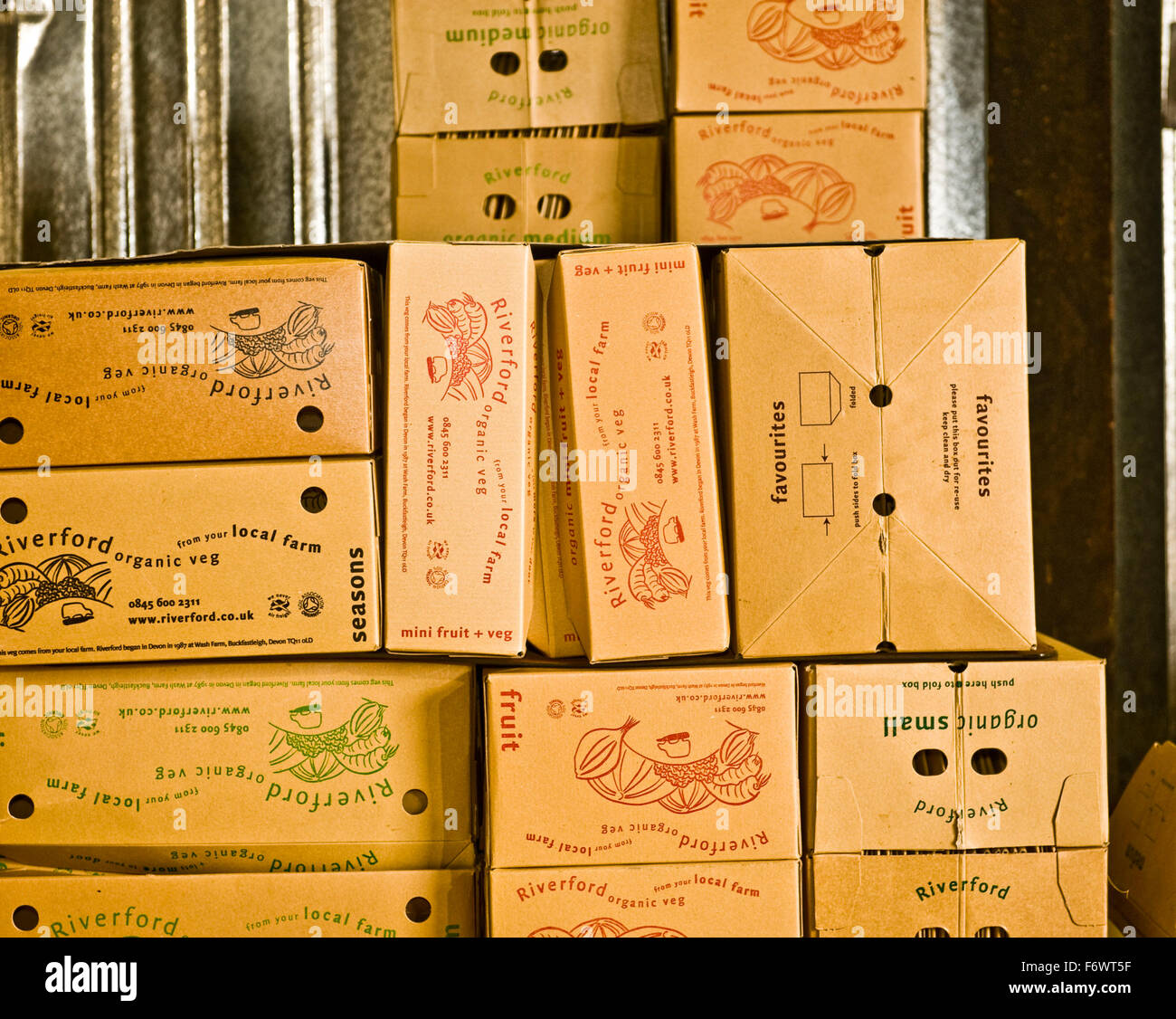 Riverford box hi-res stock photography and images - Alamy