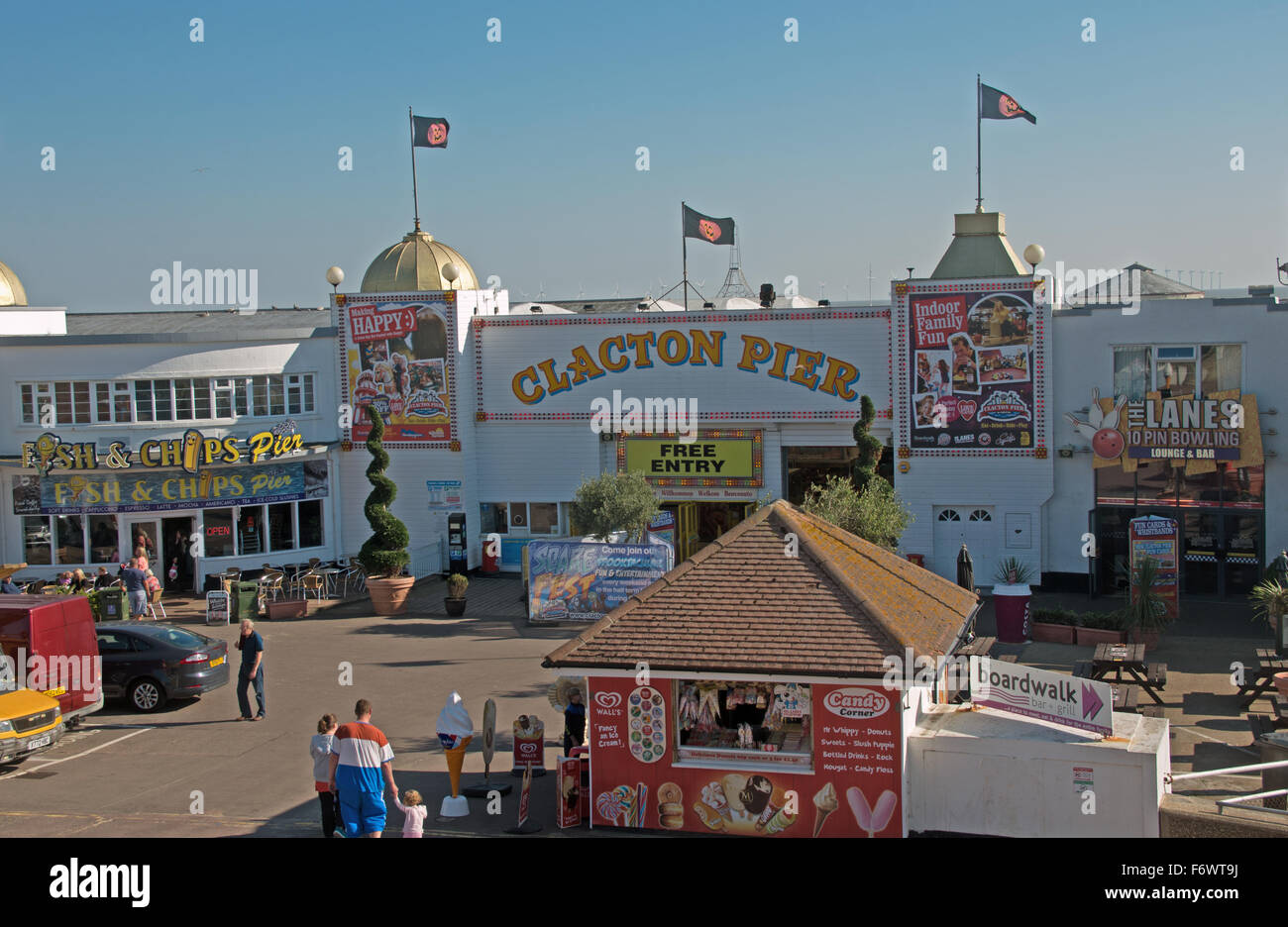 Clacton on Sea Pier Essex England Stock Photo - Alamy