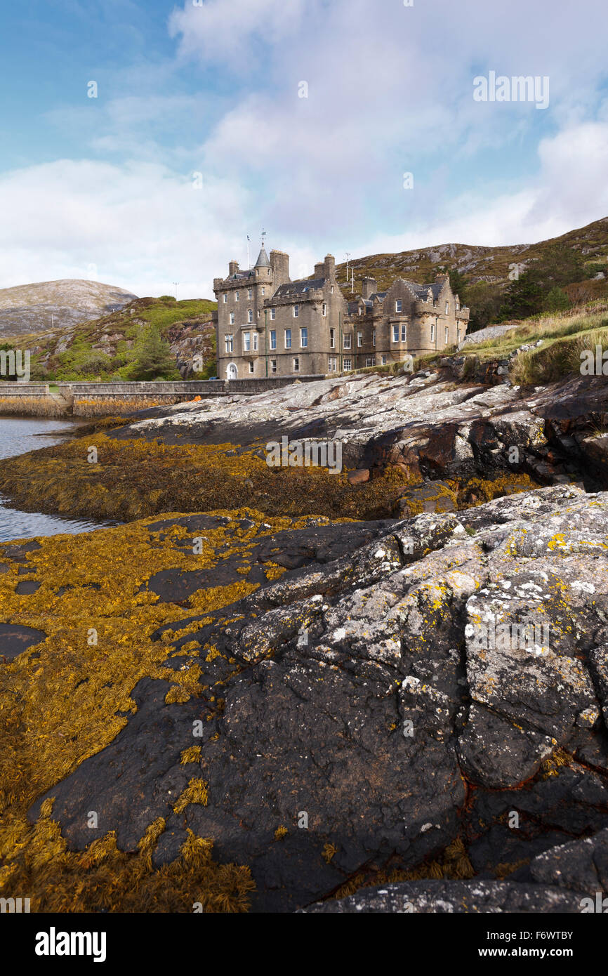 Amhuinnsuidhe Castle, Isle of Harris. Outer Hebrides, Scotland Stock ...