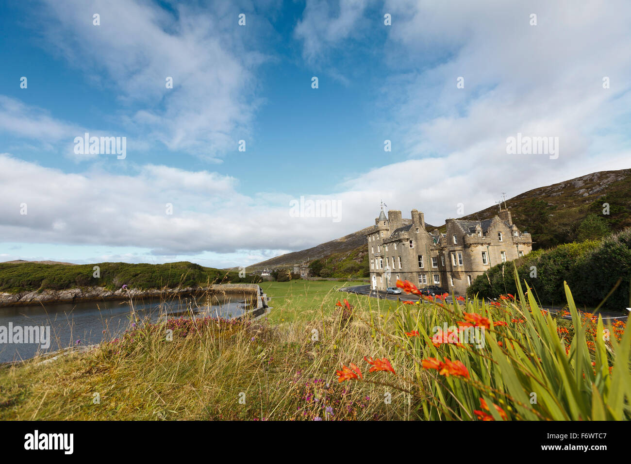 Amhuinnsuidhe Castle, Isle of Harris. Outer Hebrides, Scotland Stock ...