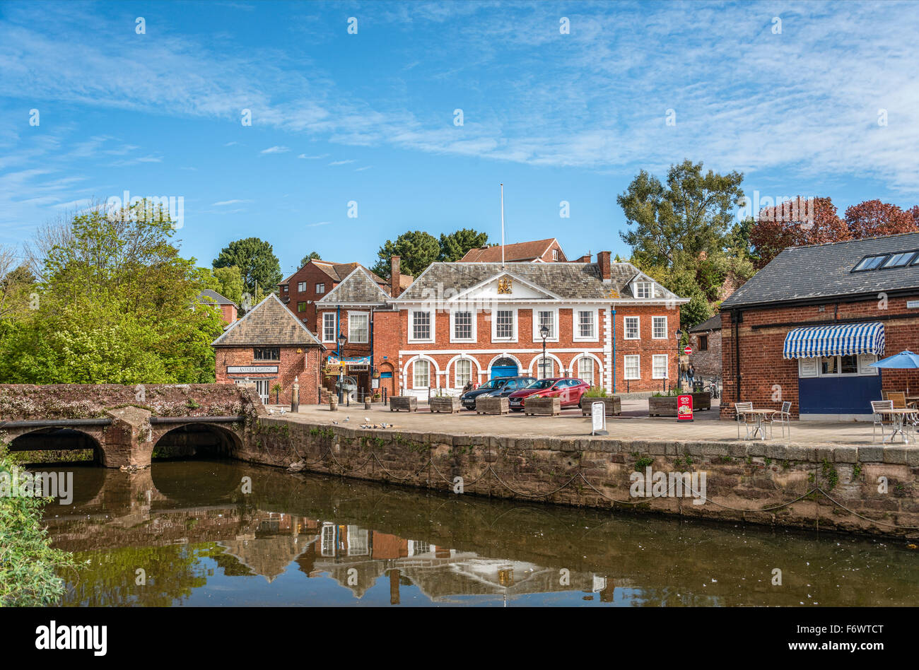 Custon House Visitor Center at the Historic Exeter Quayside, Devon ...