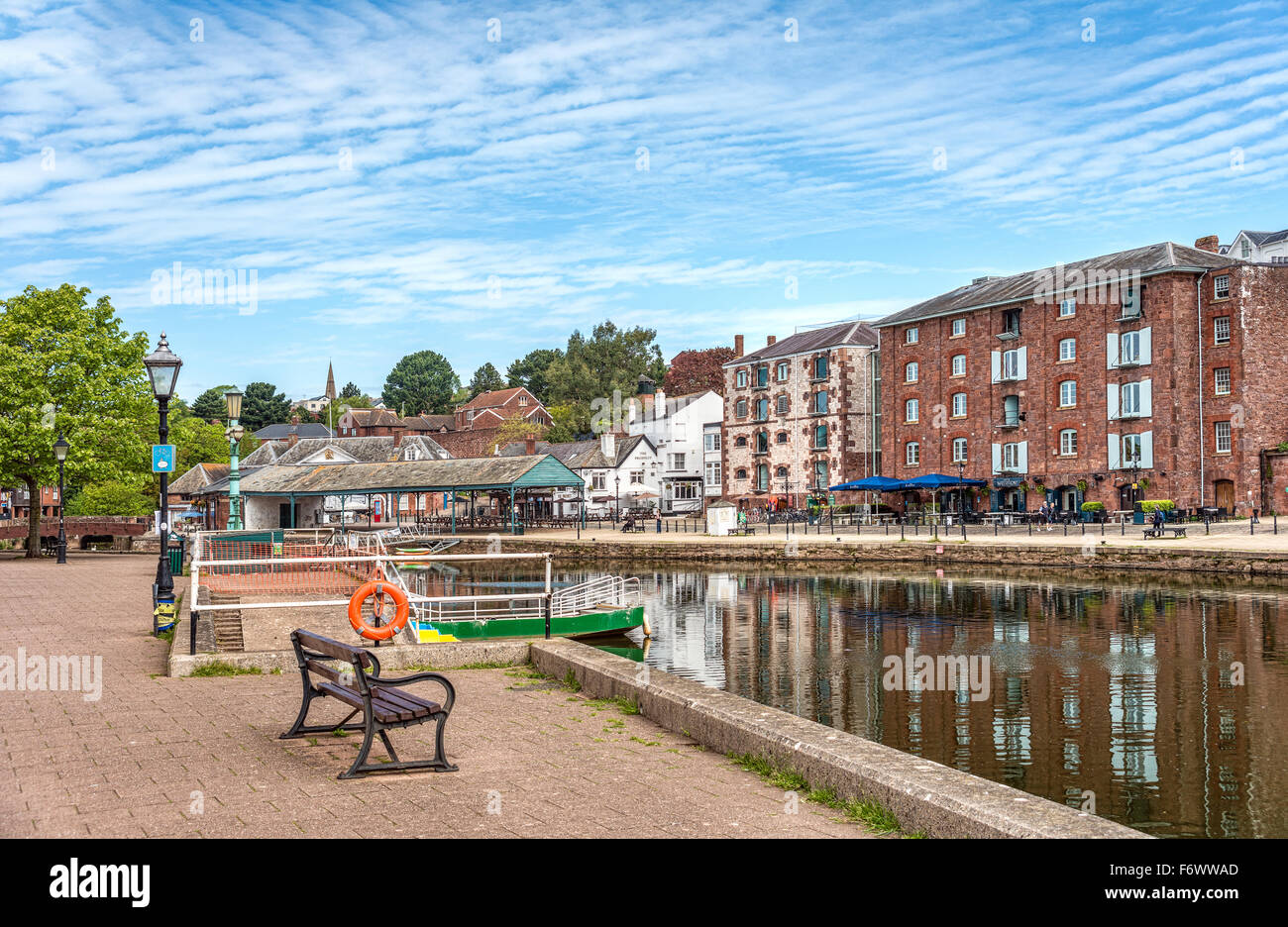 Custon House Visitor Center at the Historic Exeter Quayside, Devon ...