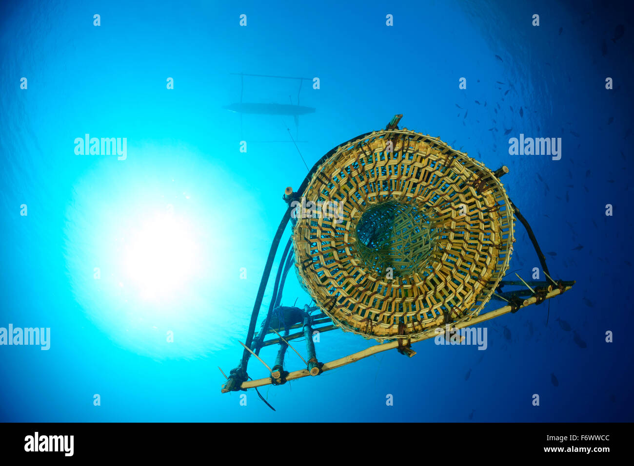 Fish Trap, Fish Trap typical for Alor, Alor Archipelago, Indonesia ...