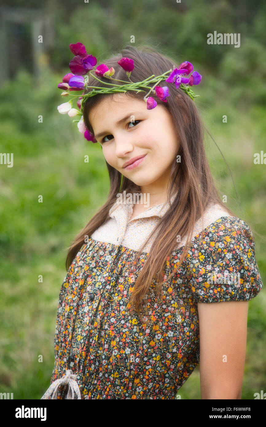 A beautiful young country girl Stock Photo - Alamy
