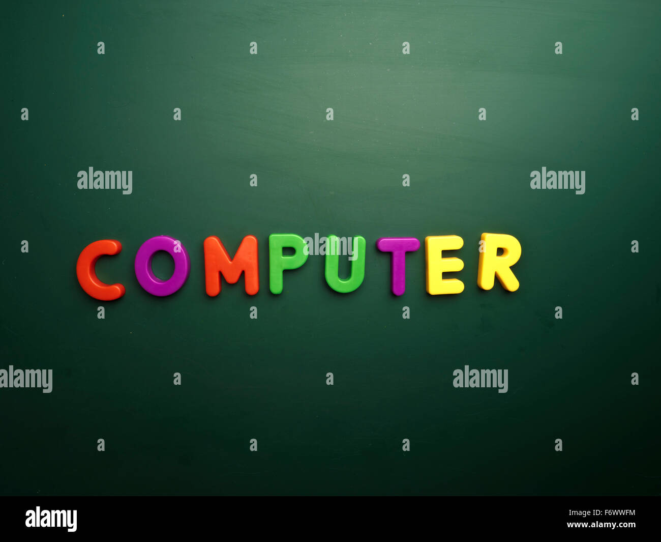 Letter blocks on laptop hi-res stock photography and images - Alamy