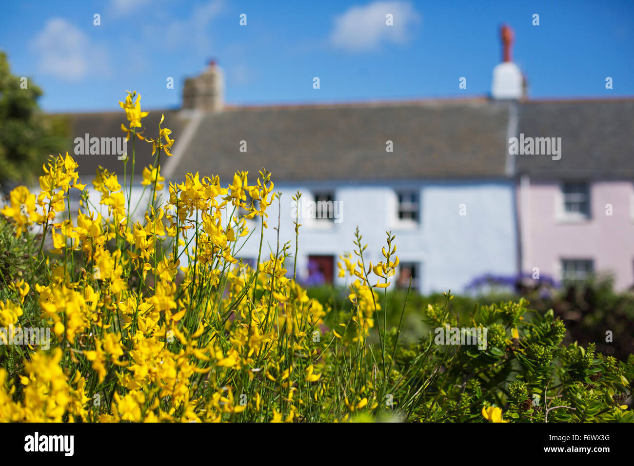 Hugh town in St Marys, the Isles of Scilly Stock Photo - Alamy