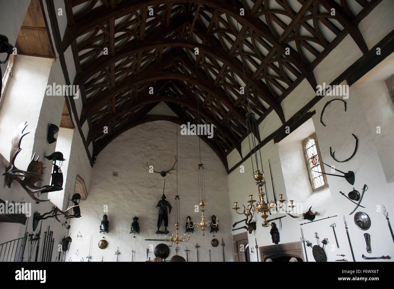Cotehele House Great Hall National Trust Saltash Cornwall England UK ...