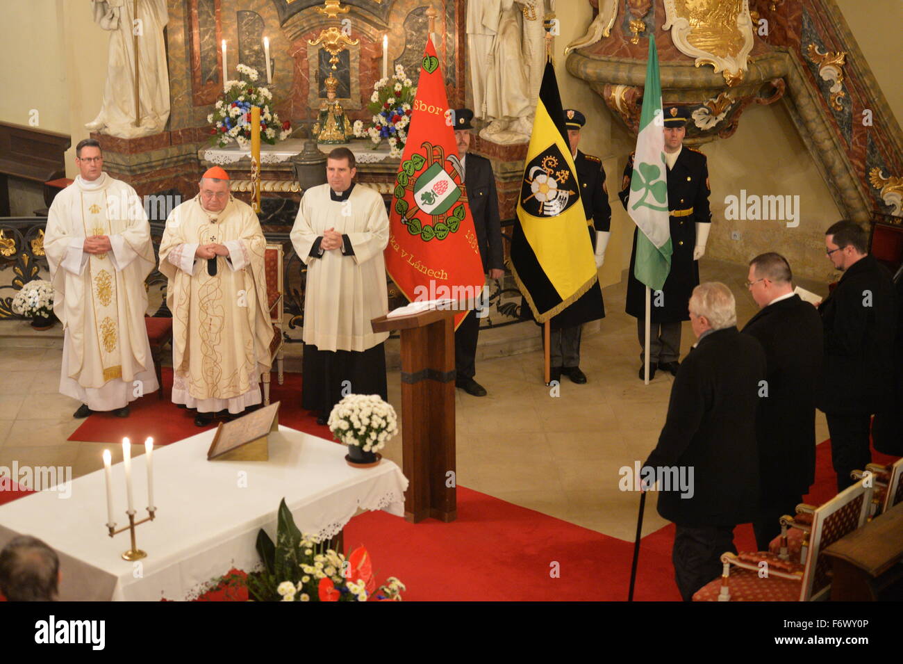 Lany, Czech Republic. 20th Nov, 2015. Czech Cardinal Dominik Duka ...