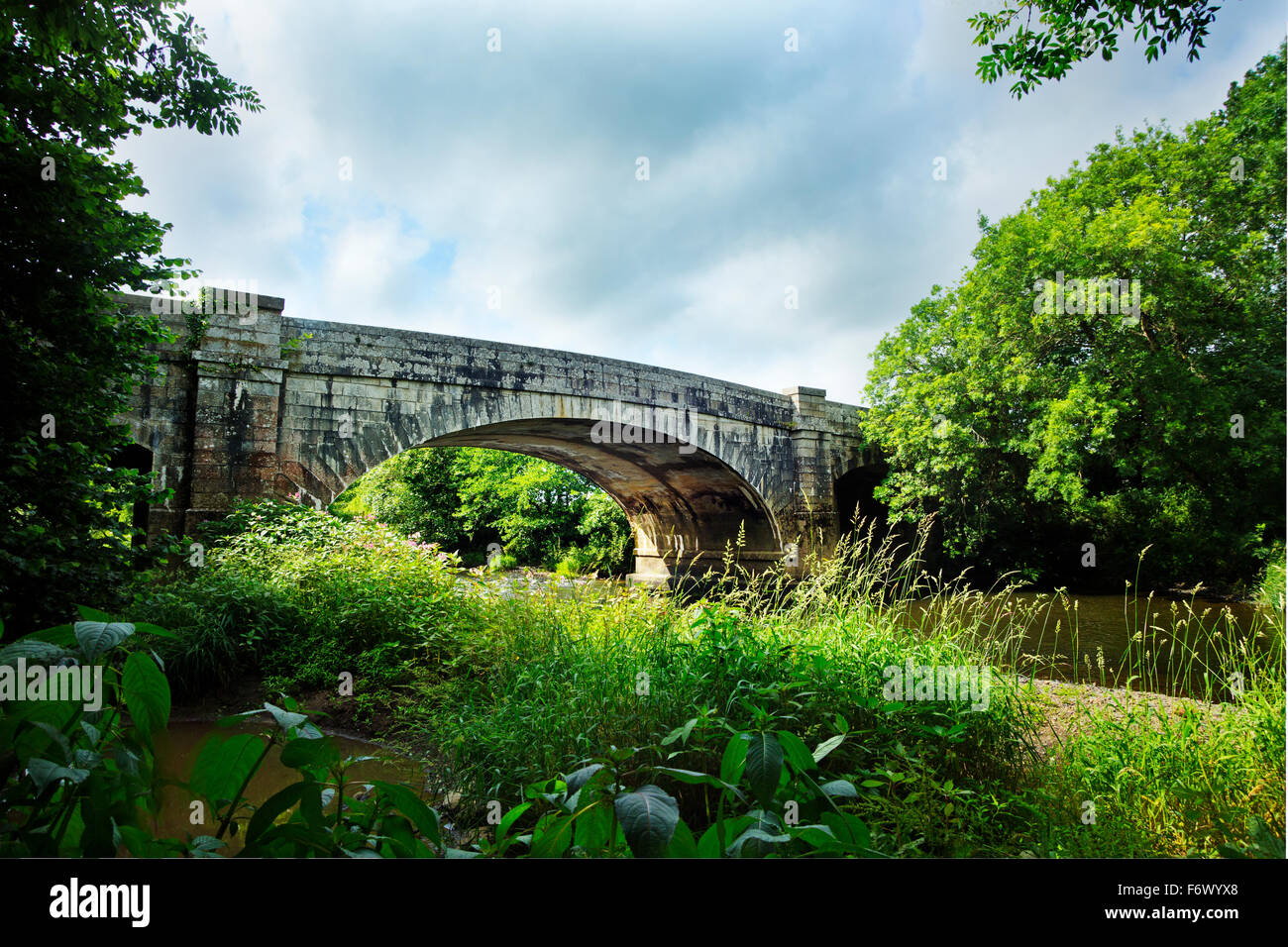 Polson Bridge Launceston,Cornwall Stock Photo - Alamy