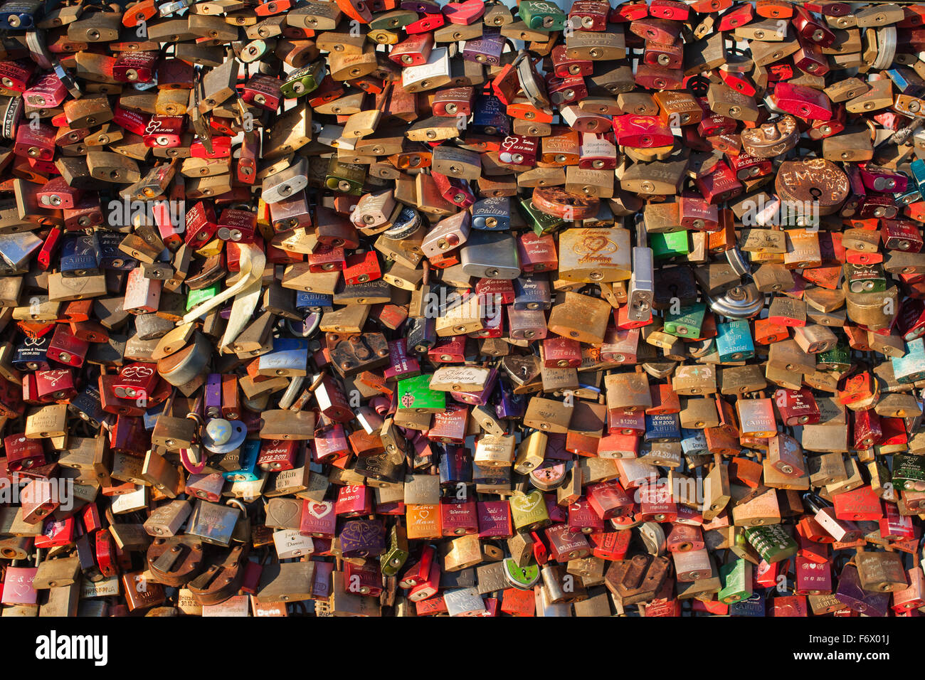 love locks texture Stock Photo - Alamy