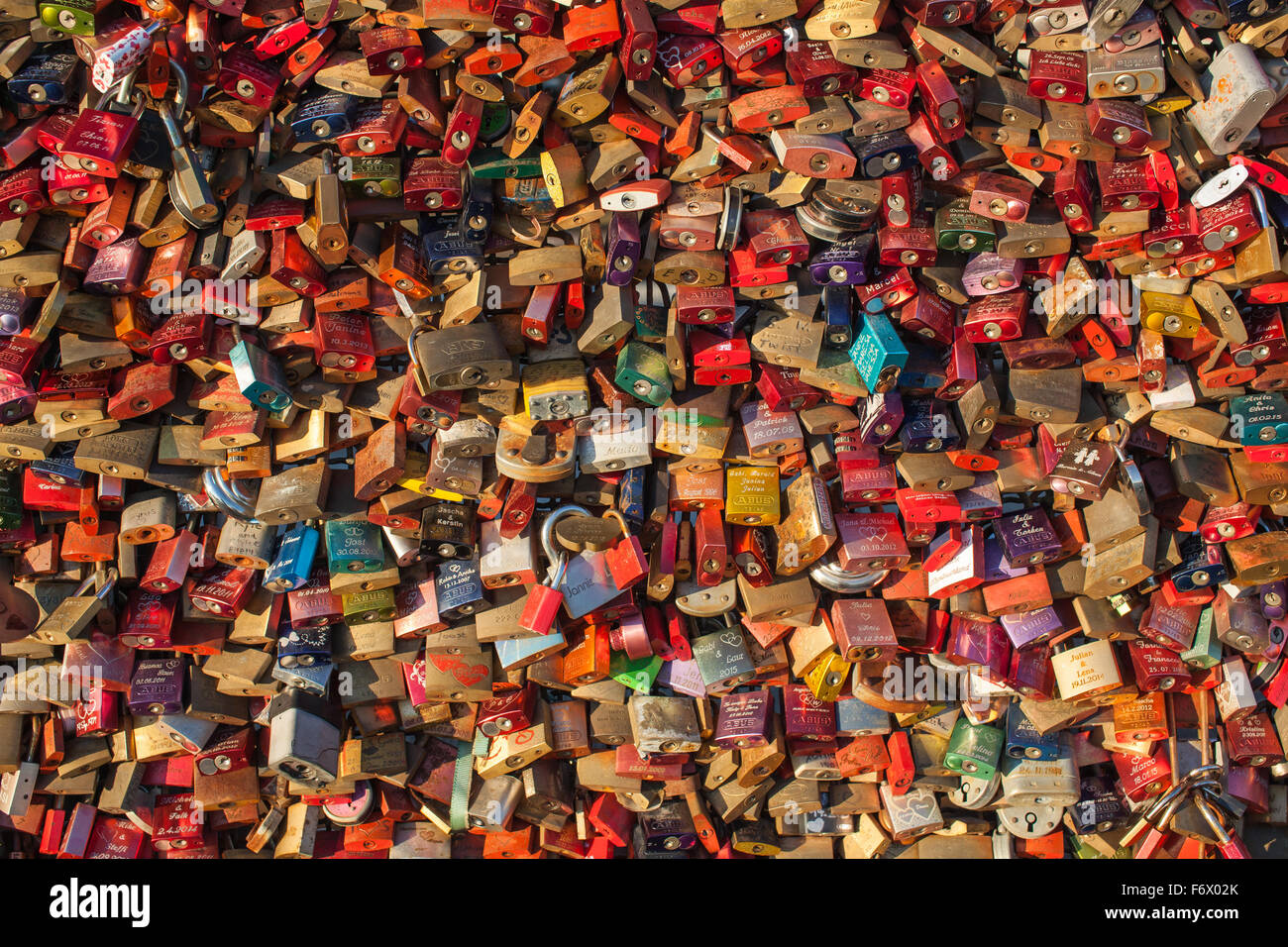 love locks texture Stock Photo - Alamy