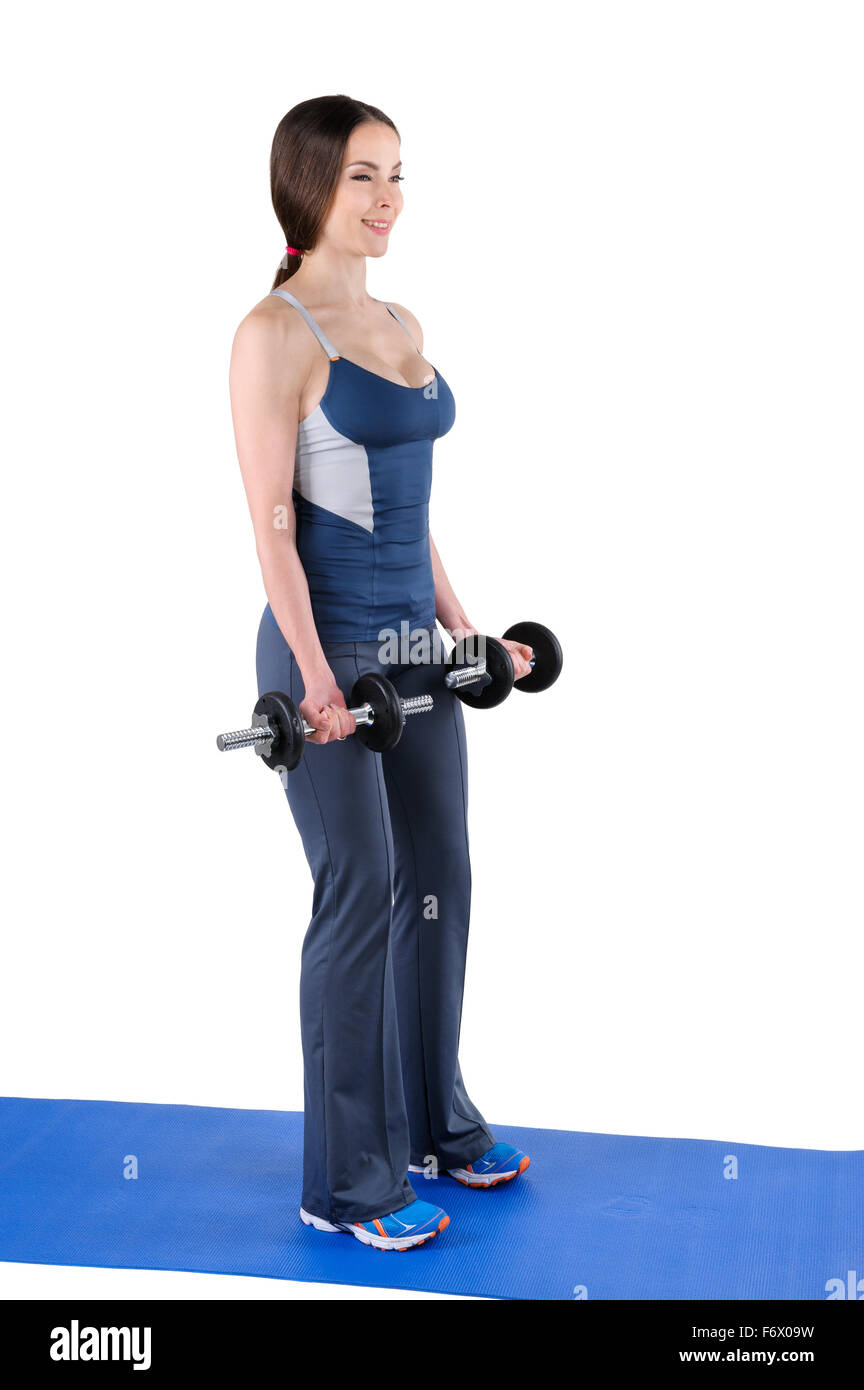 Female bodybuilder biceps hi-res stock photography and images - Alamy