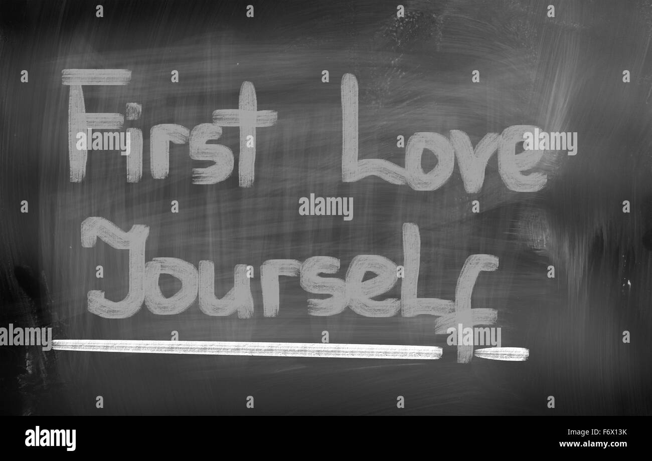 Love yourself Black and White Stock Photos & Images - Alamy