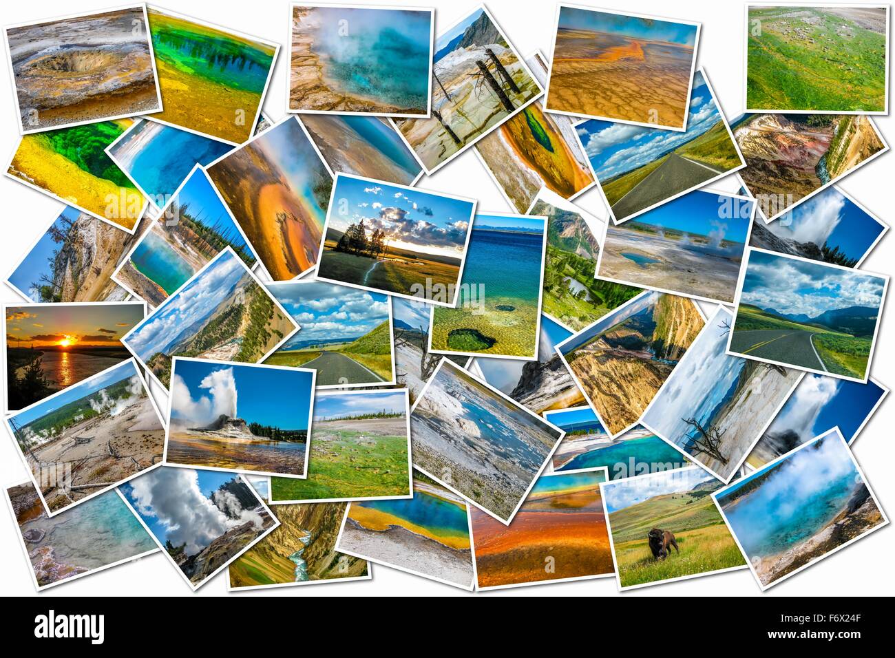 Wyoming collage hi-res stock photography and images - Alamy