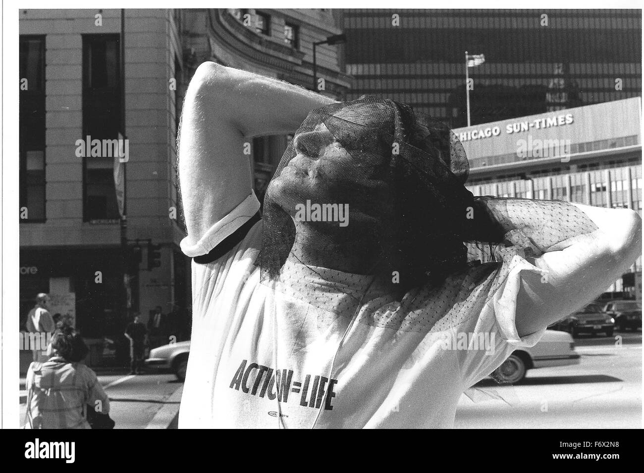 An ACT-UP protestor vogues for life in a 1990 street protest for more ...