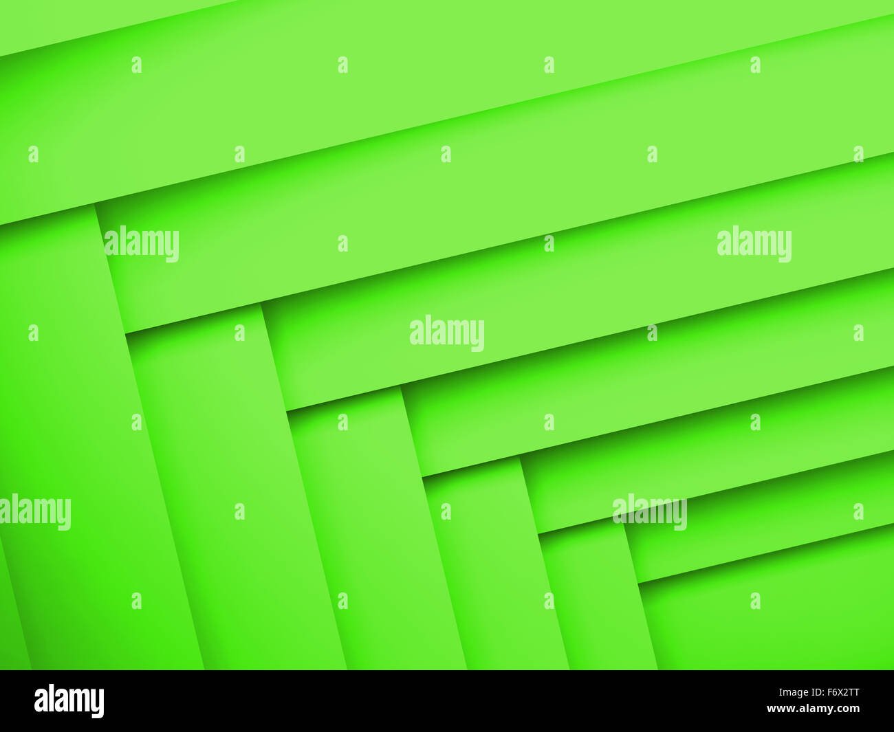 Abstract geometric background with green layers pattern, 3d ...