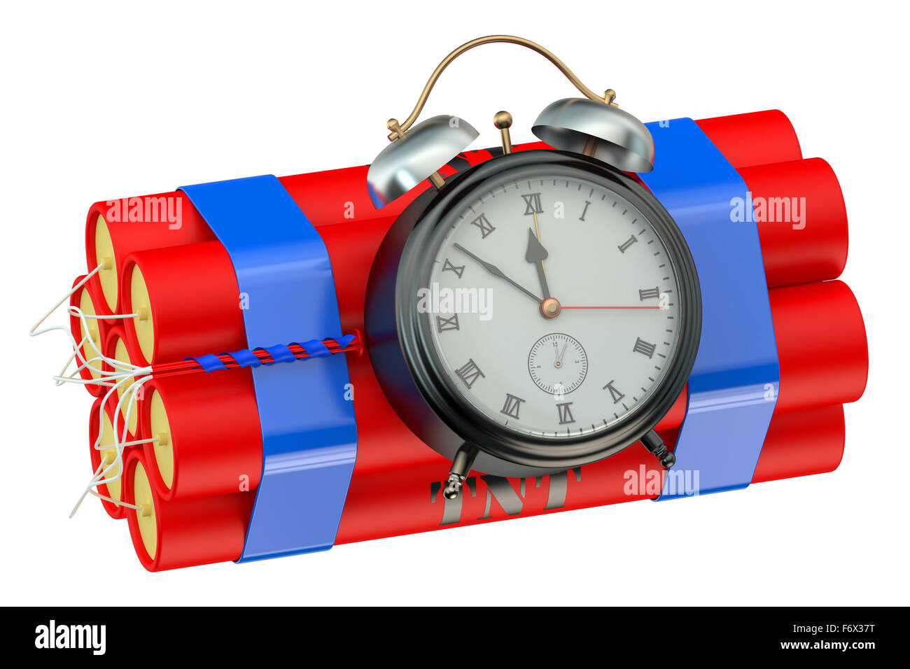Tnt dynamite red bomb timer hi-res stock photography and images - Alamy