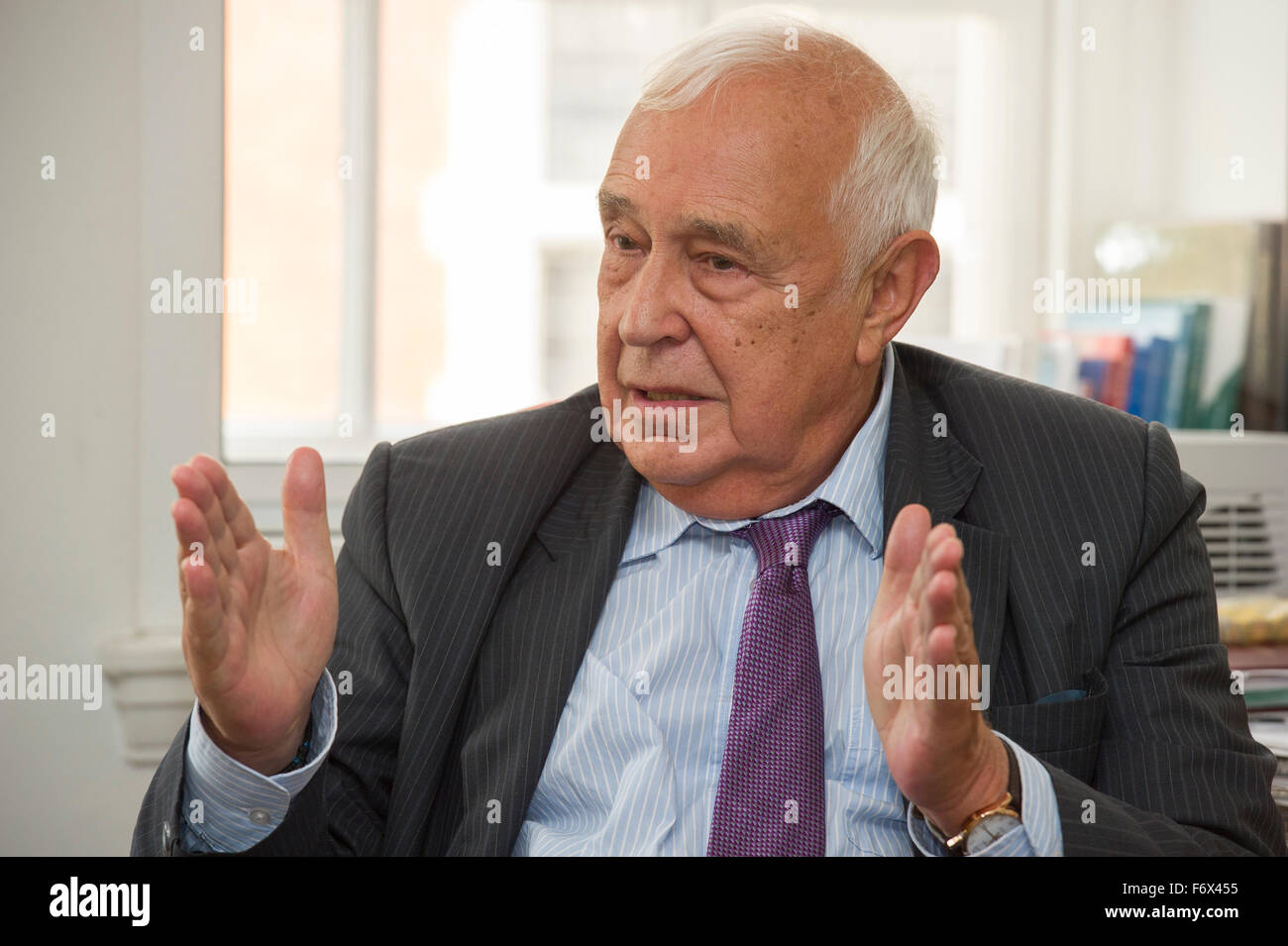 Lord Skidelsky, economic historian, author of the three volume award ...