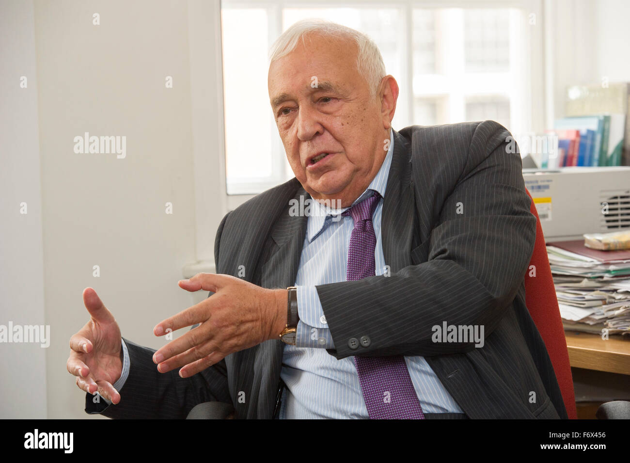 Lord Skidelsky, economic historian, author of the three volume award ...