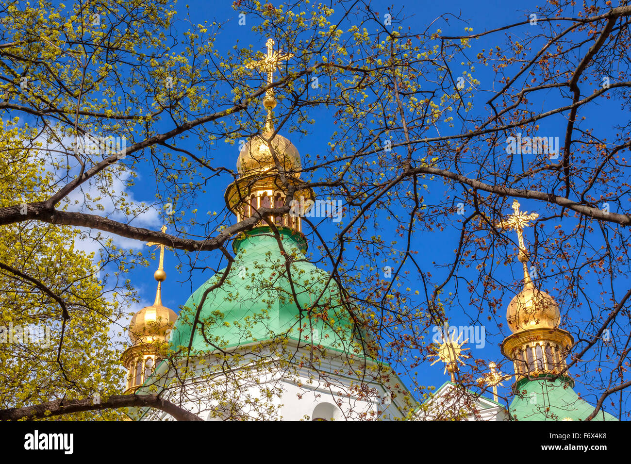 Spires of ukrainian church hi-res stock photography and images - Alamy