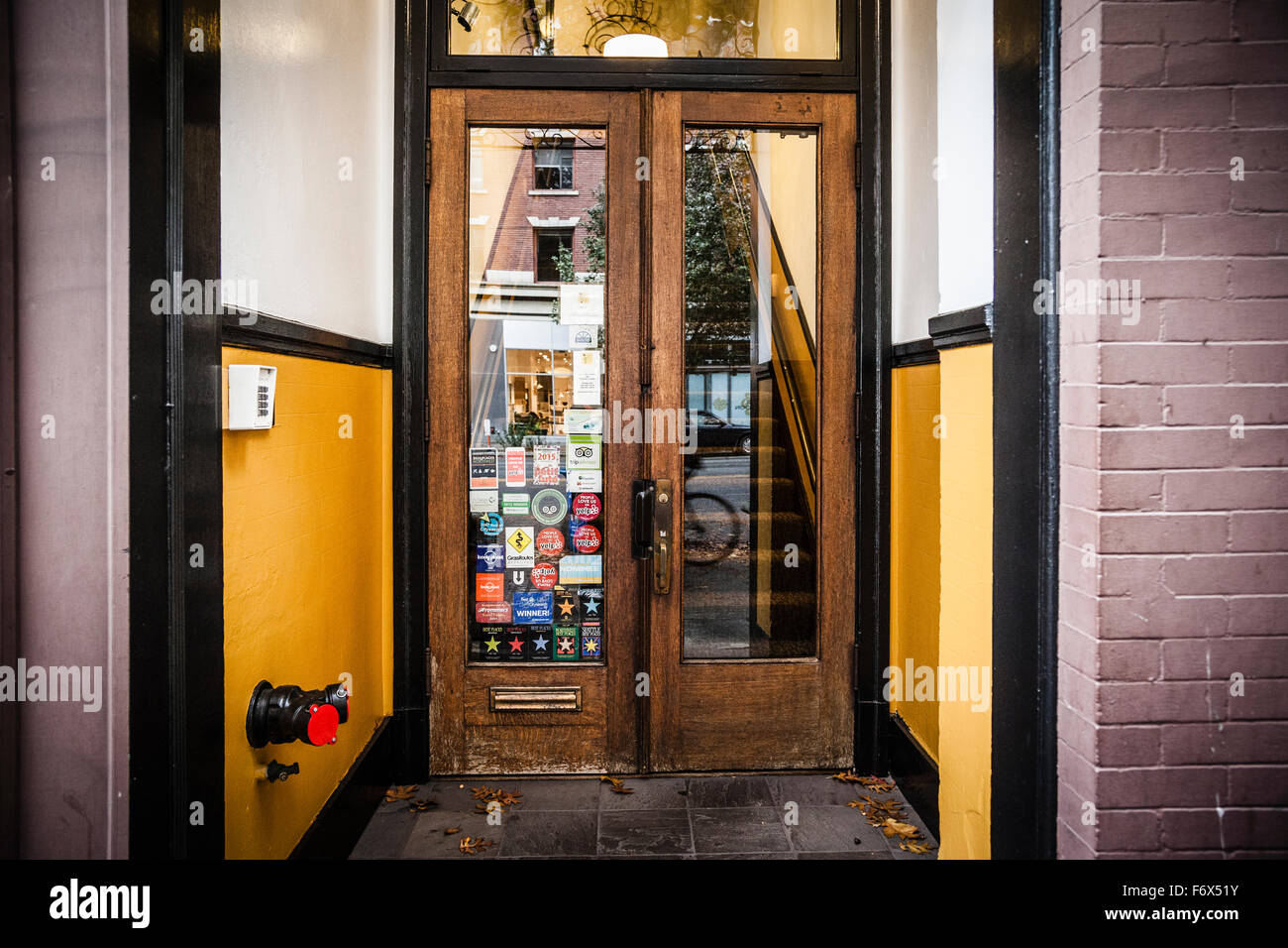 Building Entrance door, Seattle, Washington State Stock Photo - Alamy