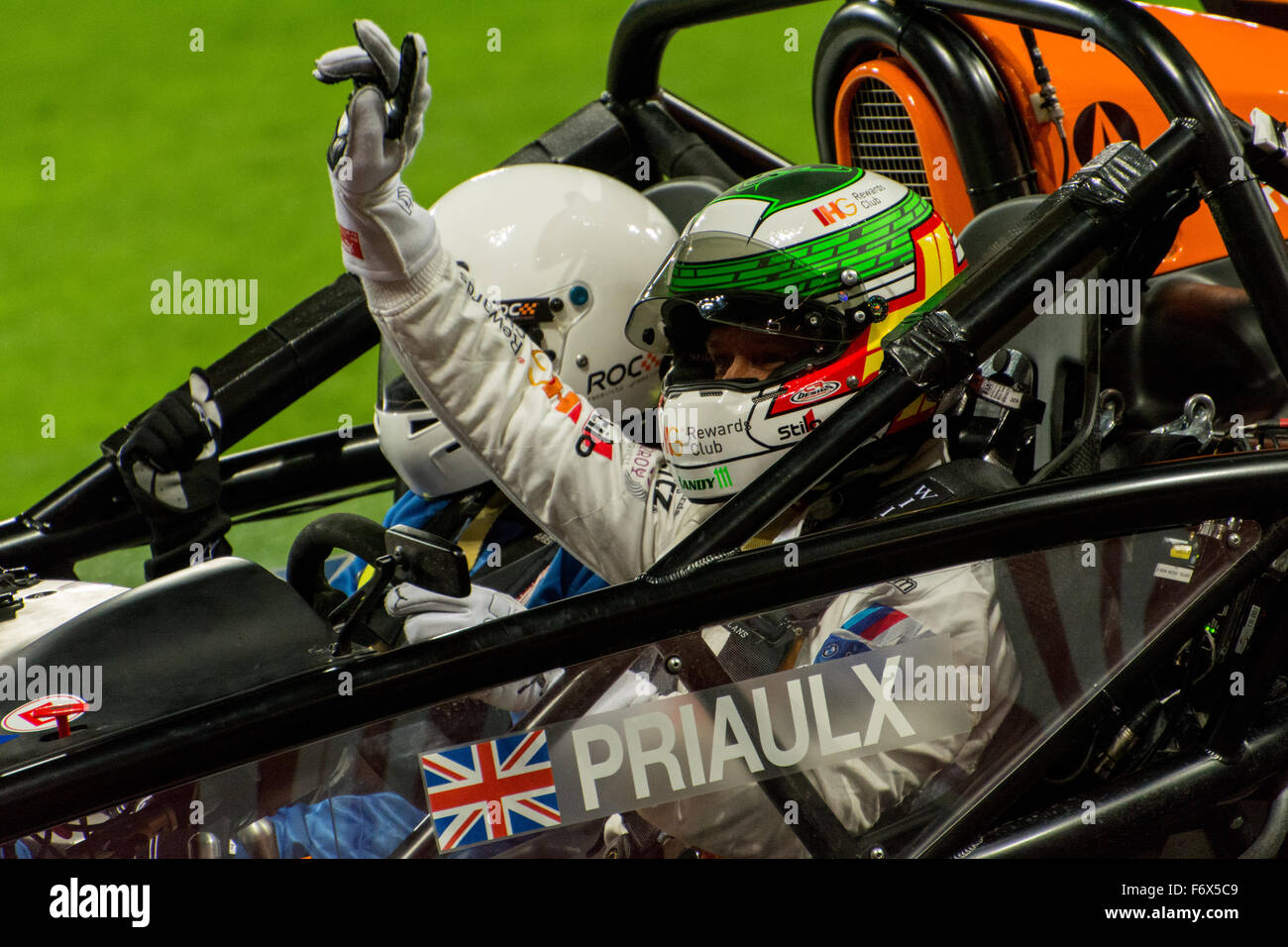 London, UK. 20th Nov, 2015. Triple British Touring Car Champion Andy ...