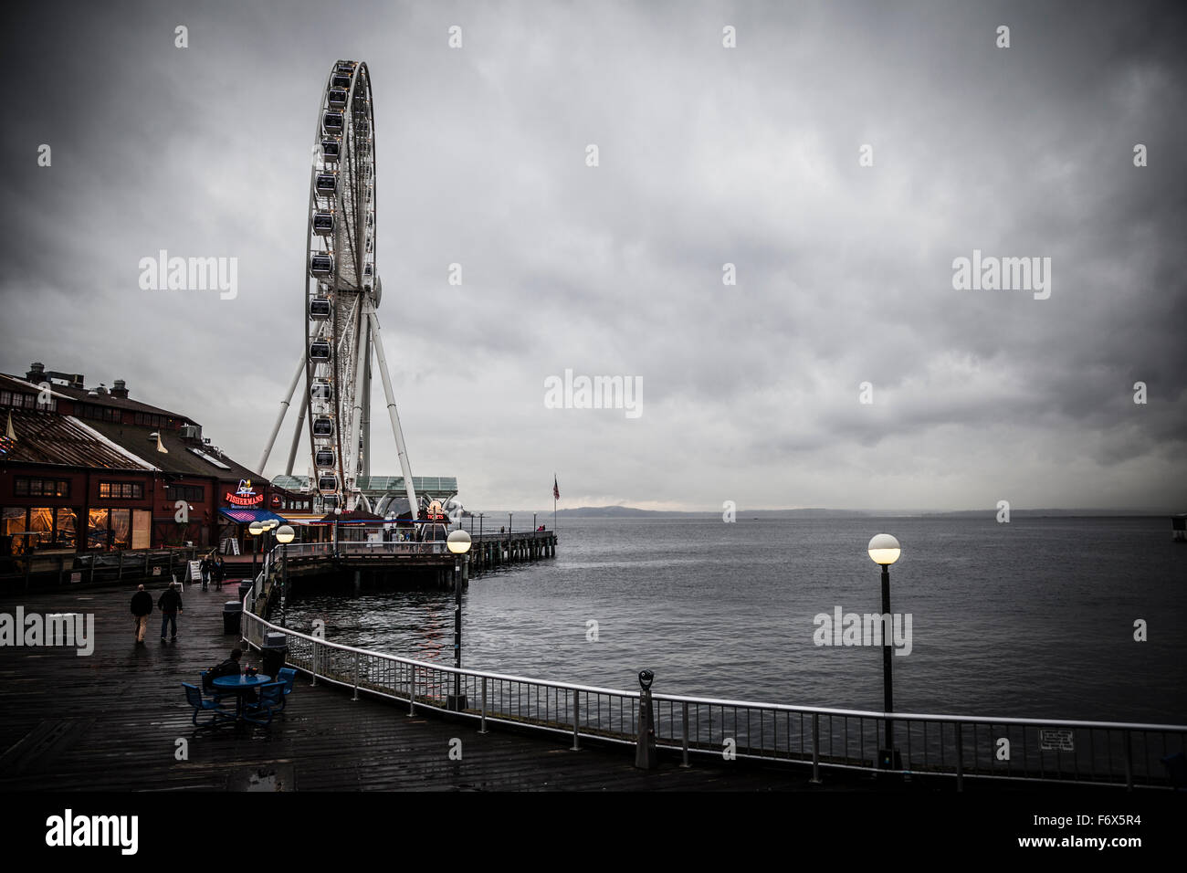 Seattle Great Wheel, Washington state, the Wheel is the largest ...