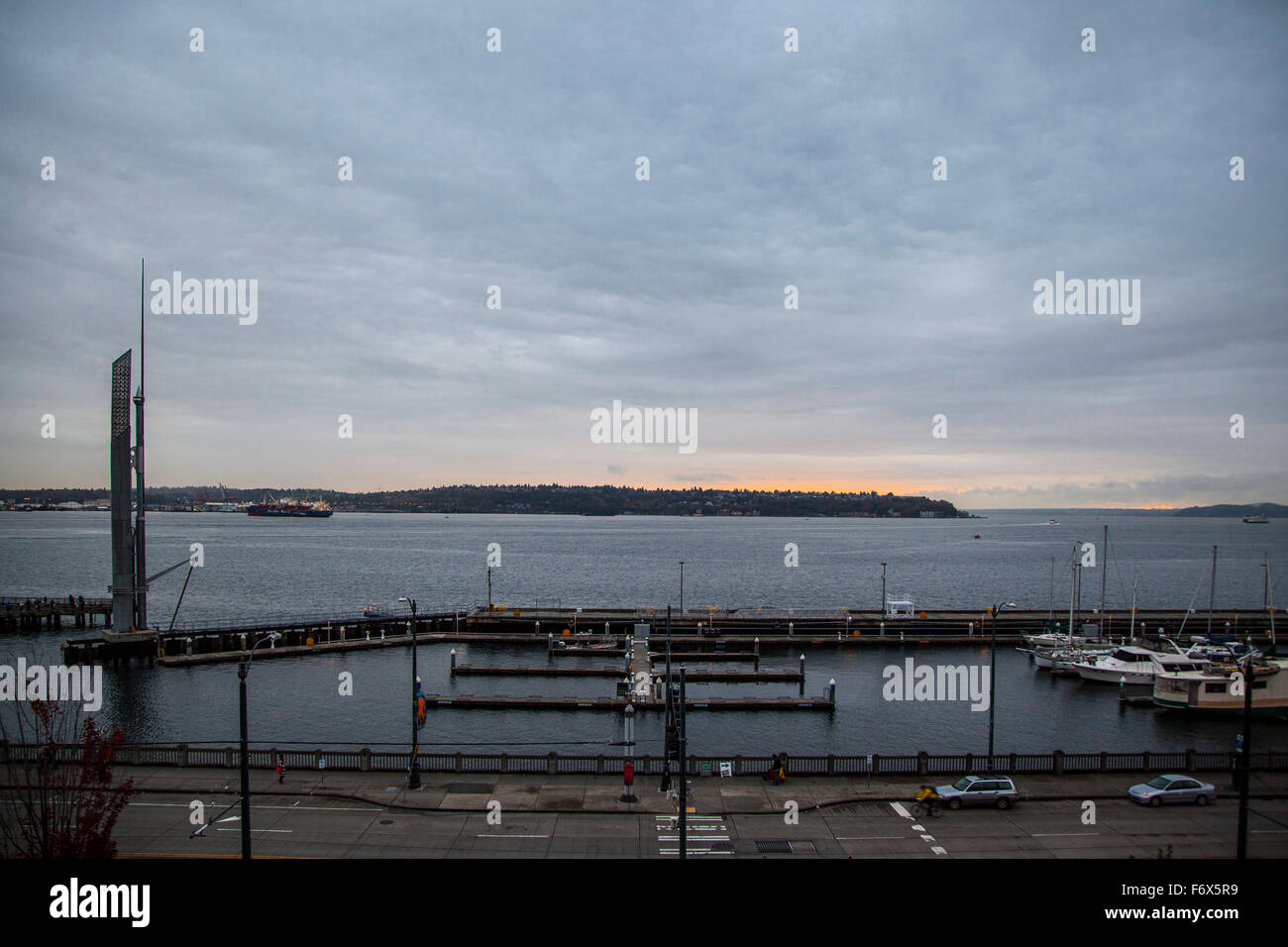 Seattle, view from the waterfront Stock Photo - Alamy