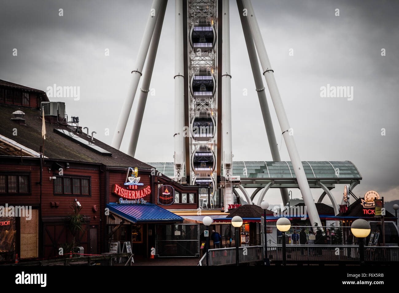 Seattle Great Wheel, Washington state, the Wheel is the largest ...