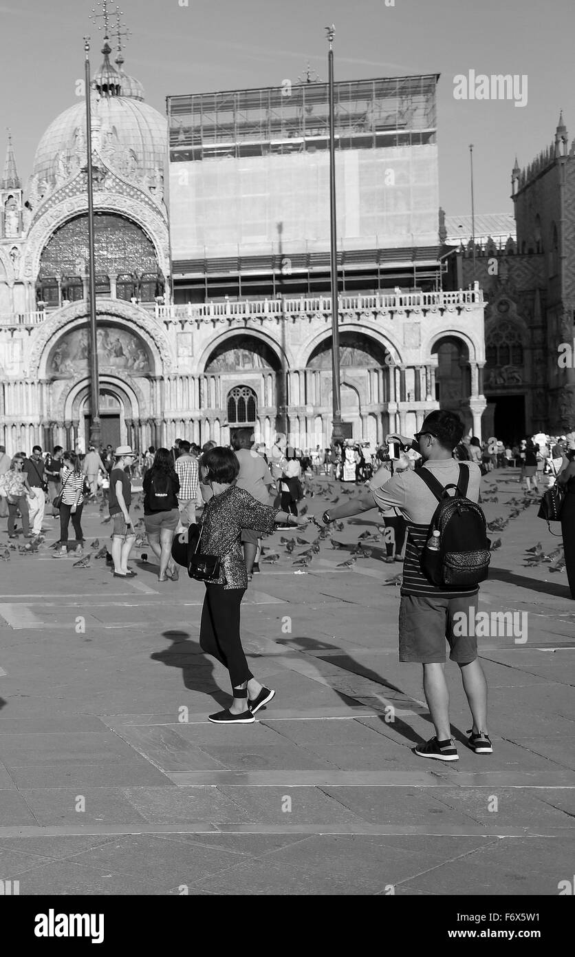 In st marks square Black and White Stock Photos & Images - Alamy