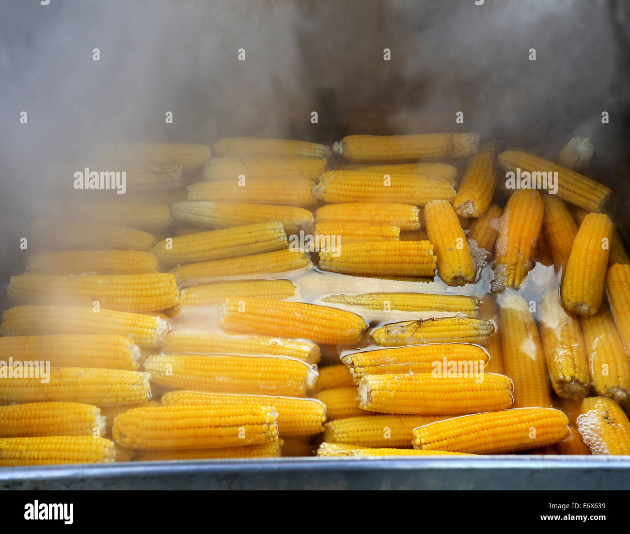 Boiled corn kernels in white hi-res stock photography and images - Alamy