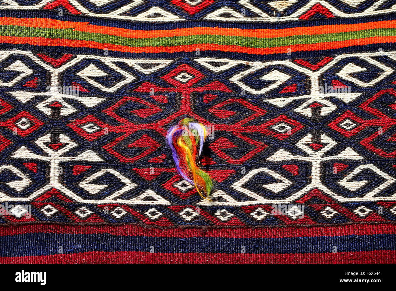 Beautiful colorful Turkish carpets photographed close up Stock Photo ...