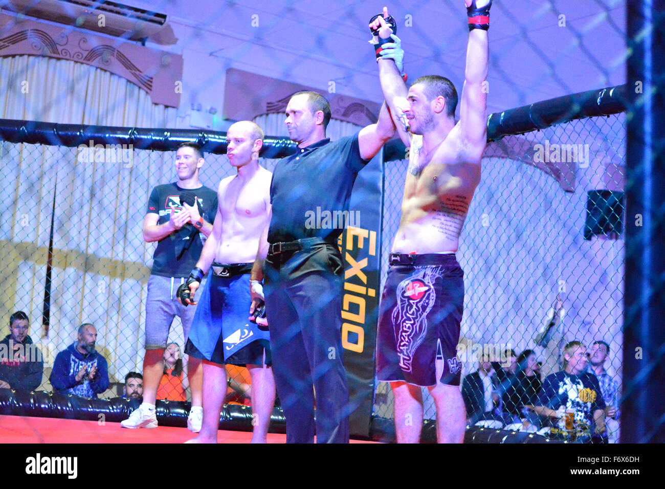 Gibralter. 20th Nov, 2015. Joe Williams defended his title, Gibraltar ...