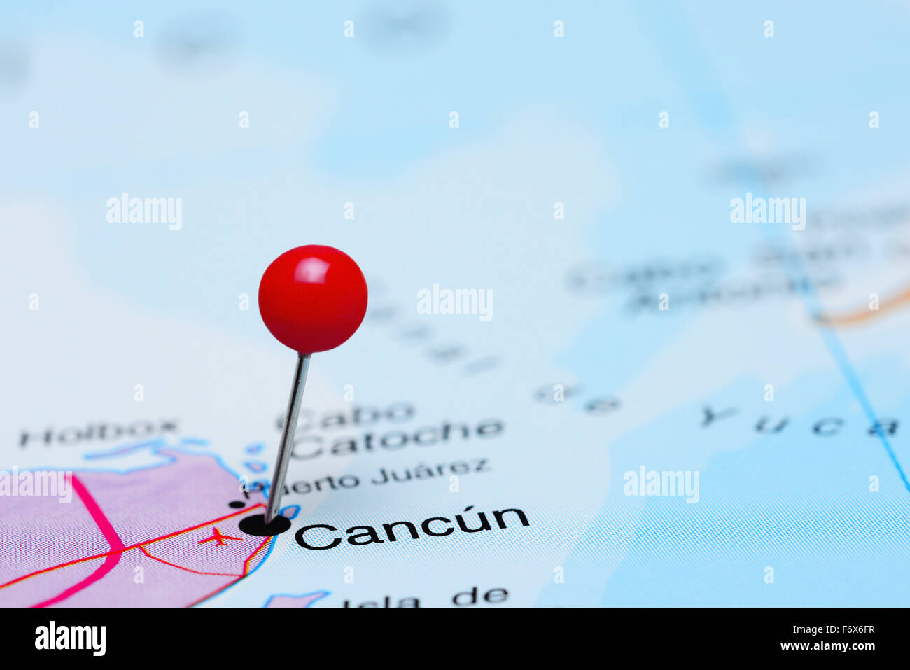 Map of cancun hi-res stock photography and images - Alamy