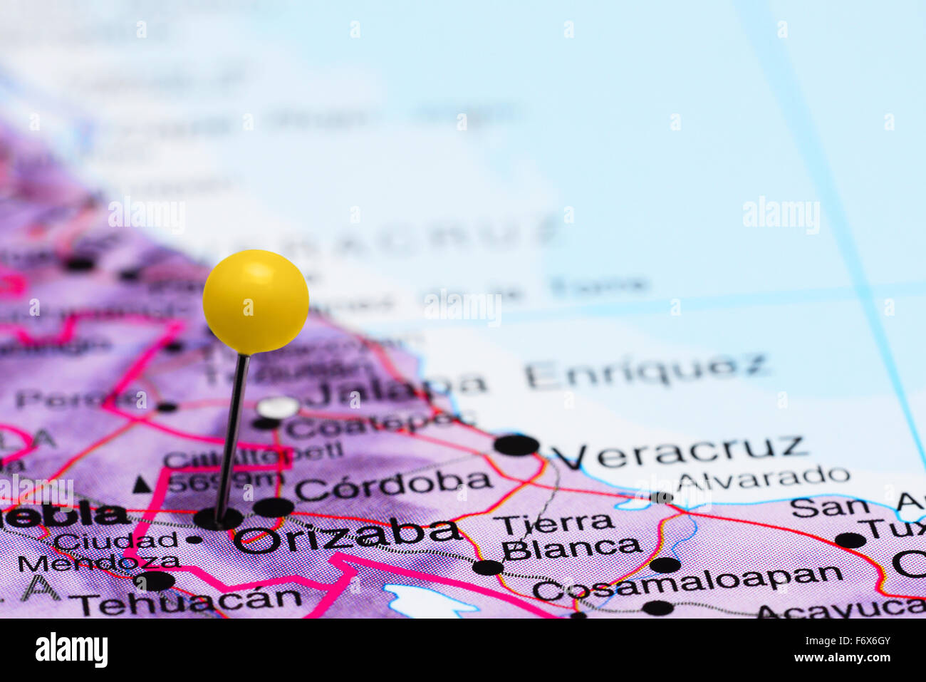 Orizaba mexico map hi-res stock photography and images - Alamy