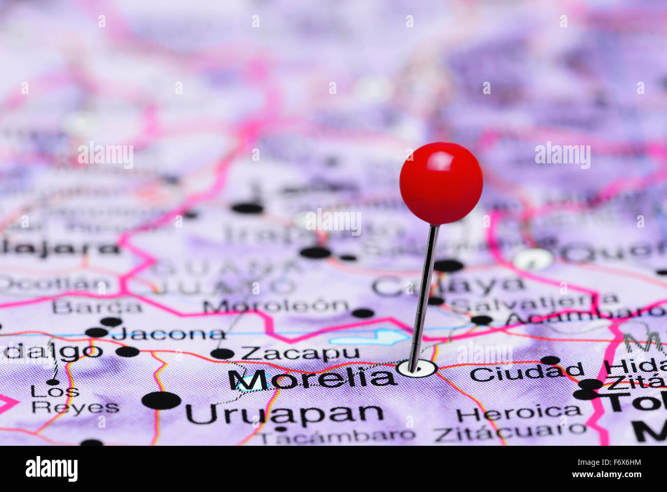 Morelia map hi-res stock photography and images - Alamy