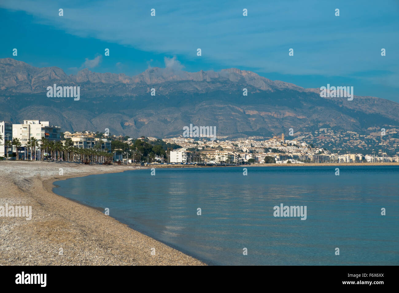 Altea spain resort beach ocean hi-res stock photography and images - Alamy